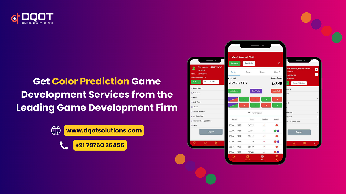 Get Color Prediction Game Development Services from the Leading Game ...