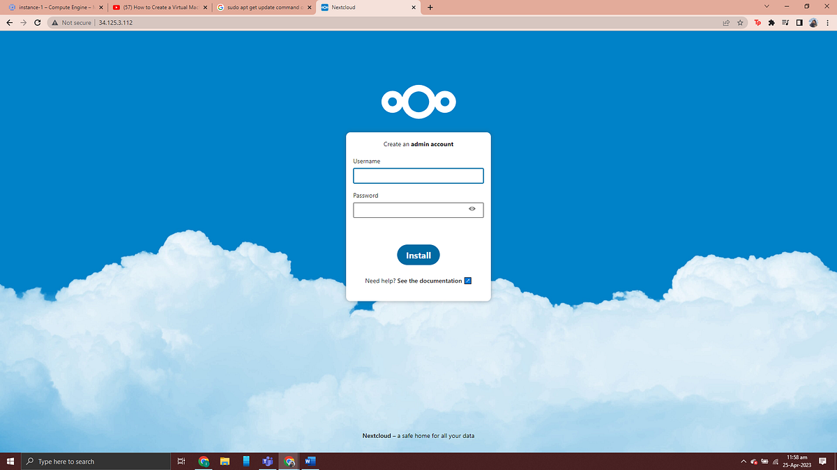 Set-up a private self-hosted cloud using NextCloud solution | by minahil irshad | Medium