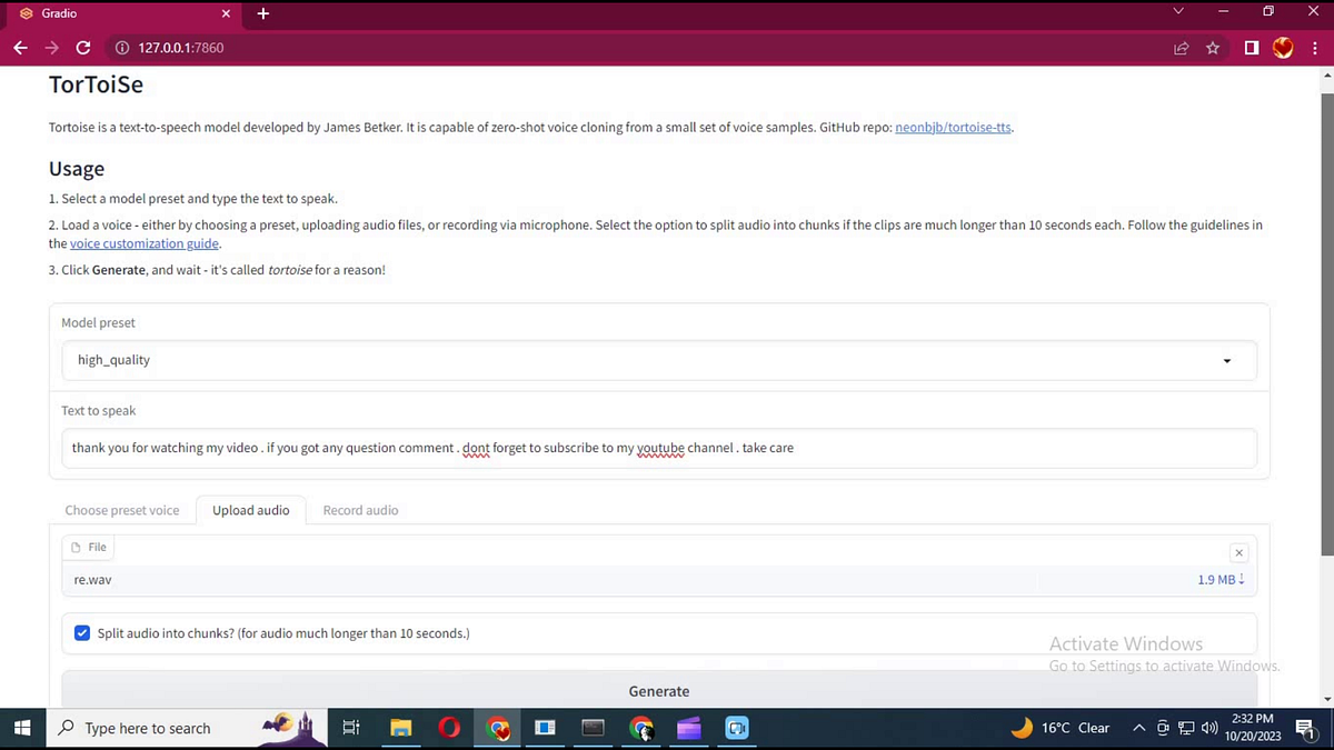 Fast Tortoise TTS with WEBUI ! step by step installation ! Realistic ...