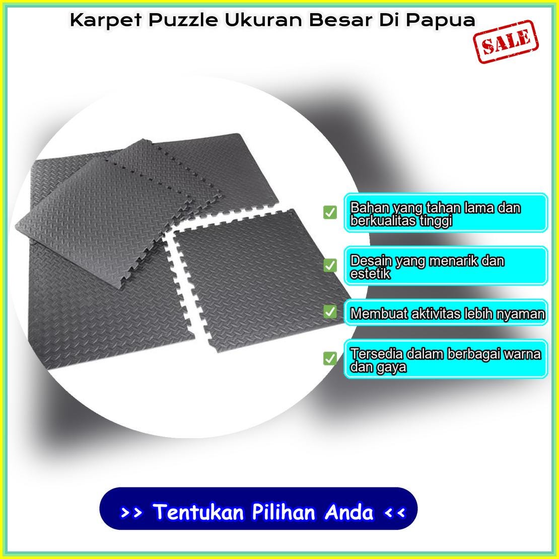 Karpet Puzzle Ukuran Besar Di Papua - Eva Mat Tebal - Medium