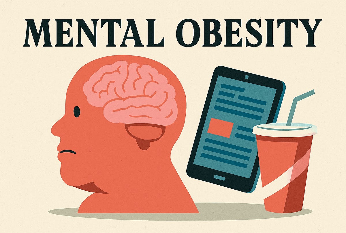 Mental Obesity: The Hidden Consequence of What We Feed Our Brain | by ...