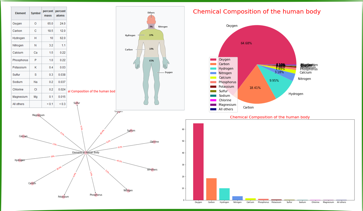 Visualize Chemical Elements in the Human Body Using NetworkX | by Nutan ...
