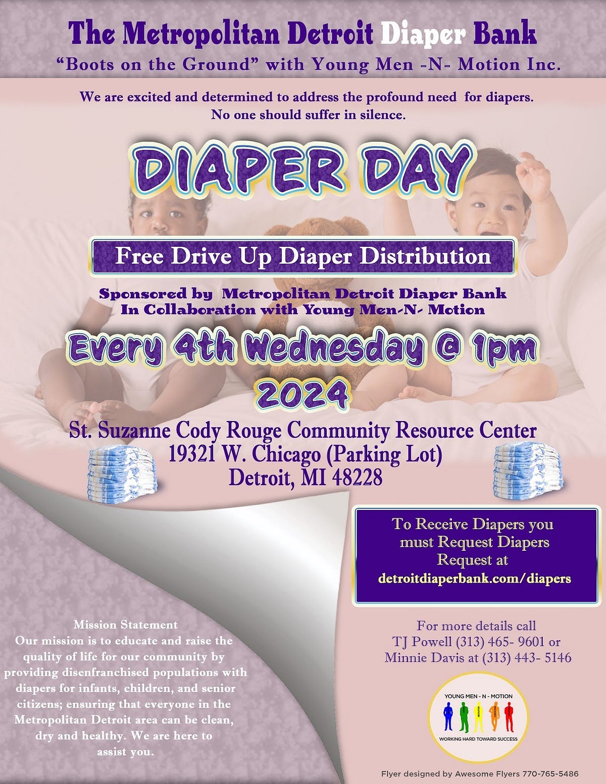 Free Drive Up Diaper Distribution — March 27, 2024 at 1:00 pm - San ...
