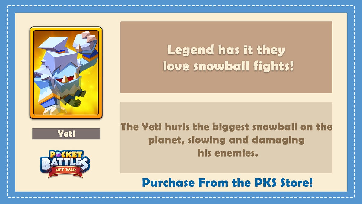 Hello, All ! Today I like snowmen! Introducing Yeti, the new second ...