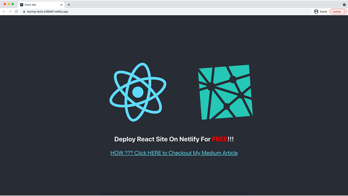 Start Your Stopwatch! Deploy a React Site in Less Than 5 Minutes for ...
