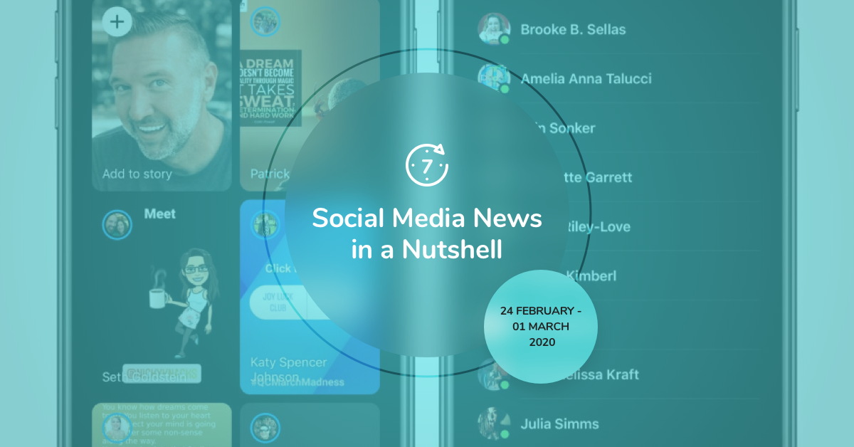 Social Media News in a Nutshell: 24 February — 1 March 2020 | by ...