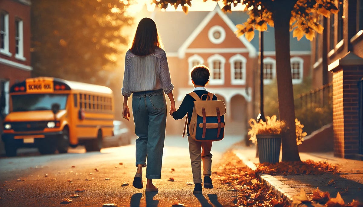 First Day at School. On the way to knowledges | by Wander and Wonder ...