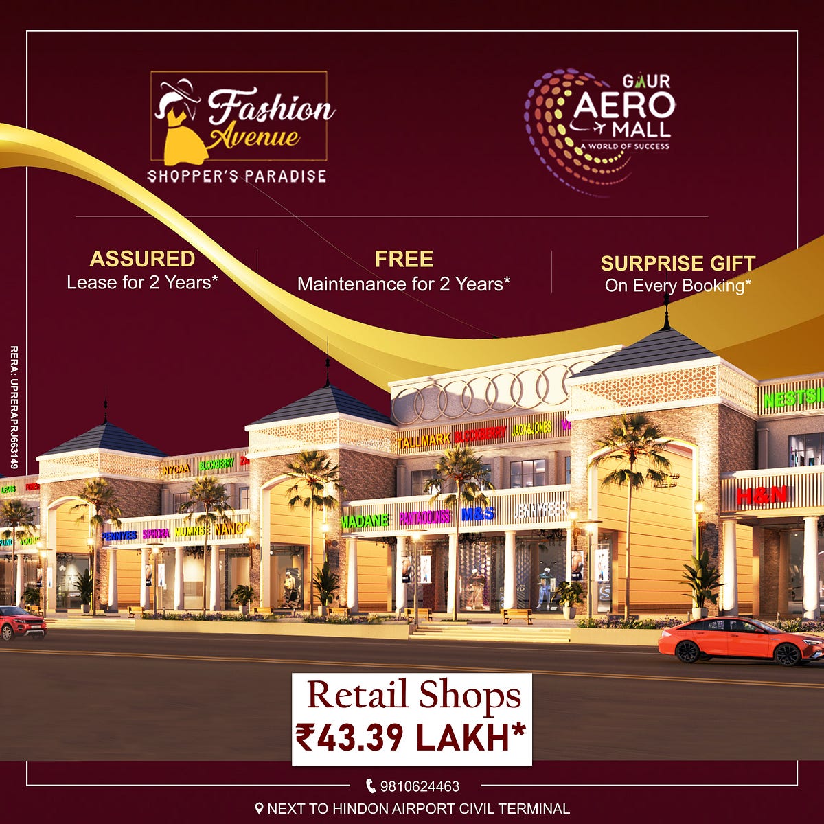 🛍 Gaur Airocity Mall: Where Retail Dreams Soar! 📍 Prime Location: Our ...