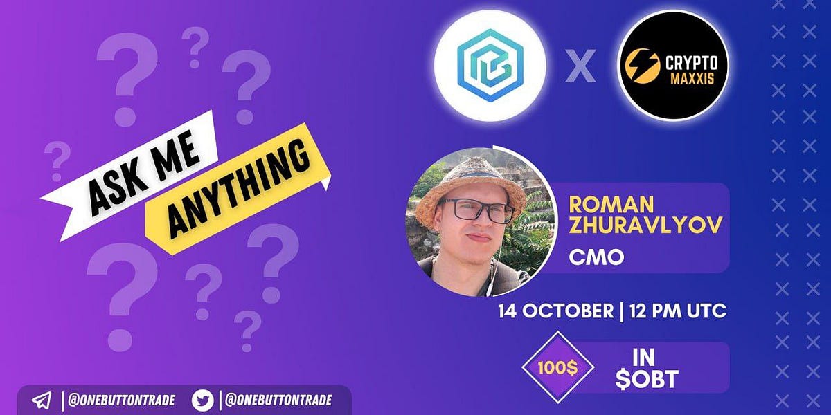 AMA Recap: One Button Trade. Date : October 14 Time : 12 PM UTC… | by ...