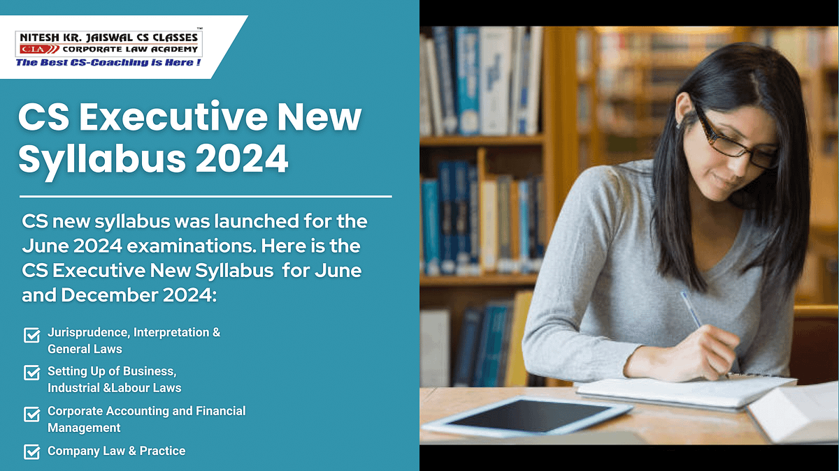 CS Executive New Syllabus 2024: Essential Information | by nitesh ...