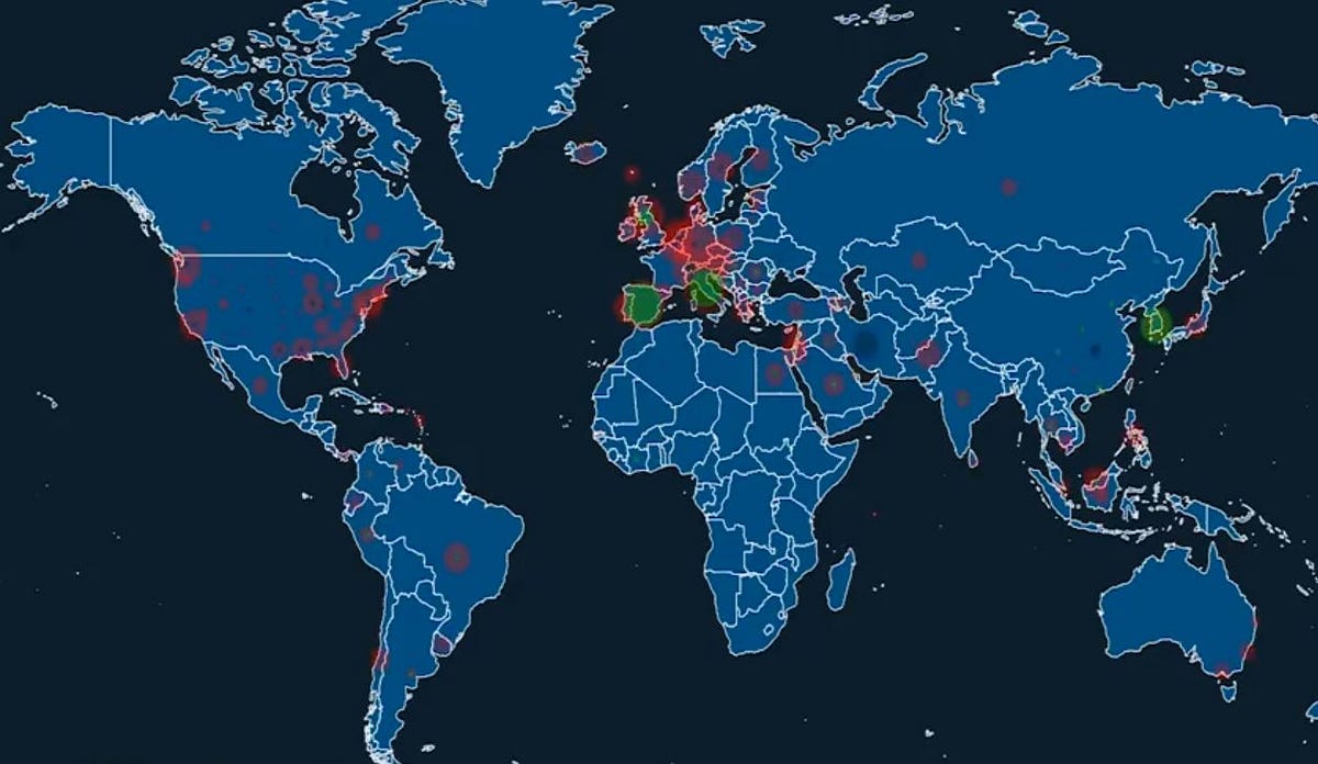 The TIMELAPSE Map of COVID-19. I’ve created a timelapse of the… | by ...