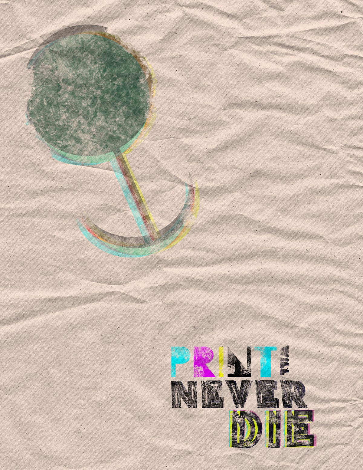 Print Will Never Die Poster - FIDo Almighty - Medium