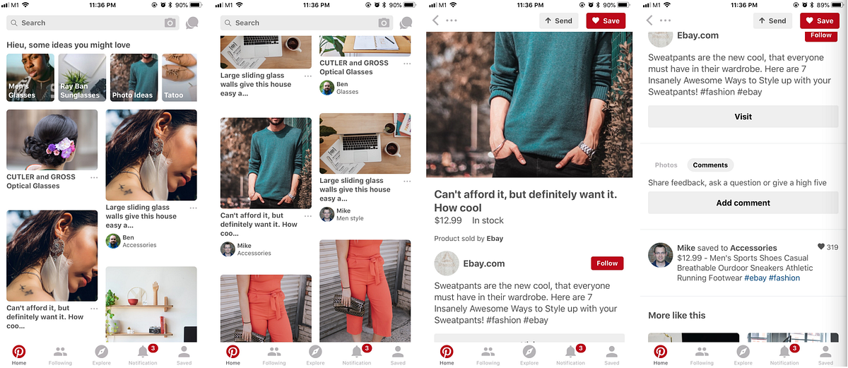Pinterest Lite (Ionic 3). Pinterest UI (lite) is now on Ionic 3 | by ...