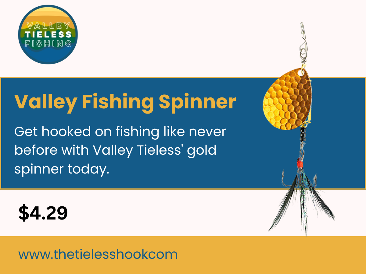 Valley Fishing Spinner 13: The Ultimate Catch with Gold Brilliance - Valley Tieless Fishing - Medium