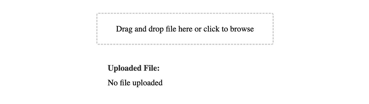 Building A File Upload Component With React And React Dropzone By Basavaraja V Medium 8244