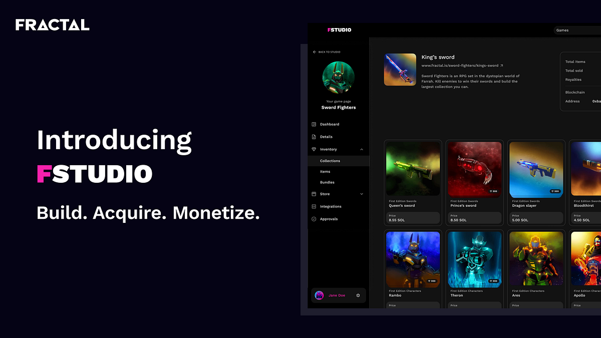Introducing FSTUDIO. Empowering game studios to build… | by Fractal Team | Fractal | Medium