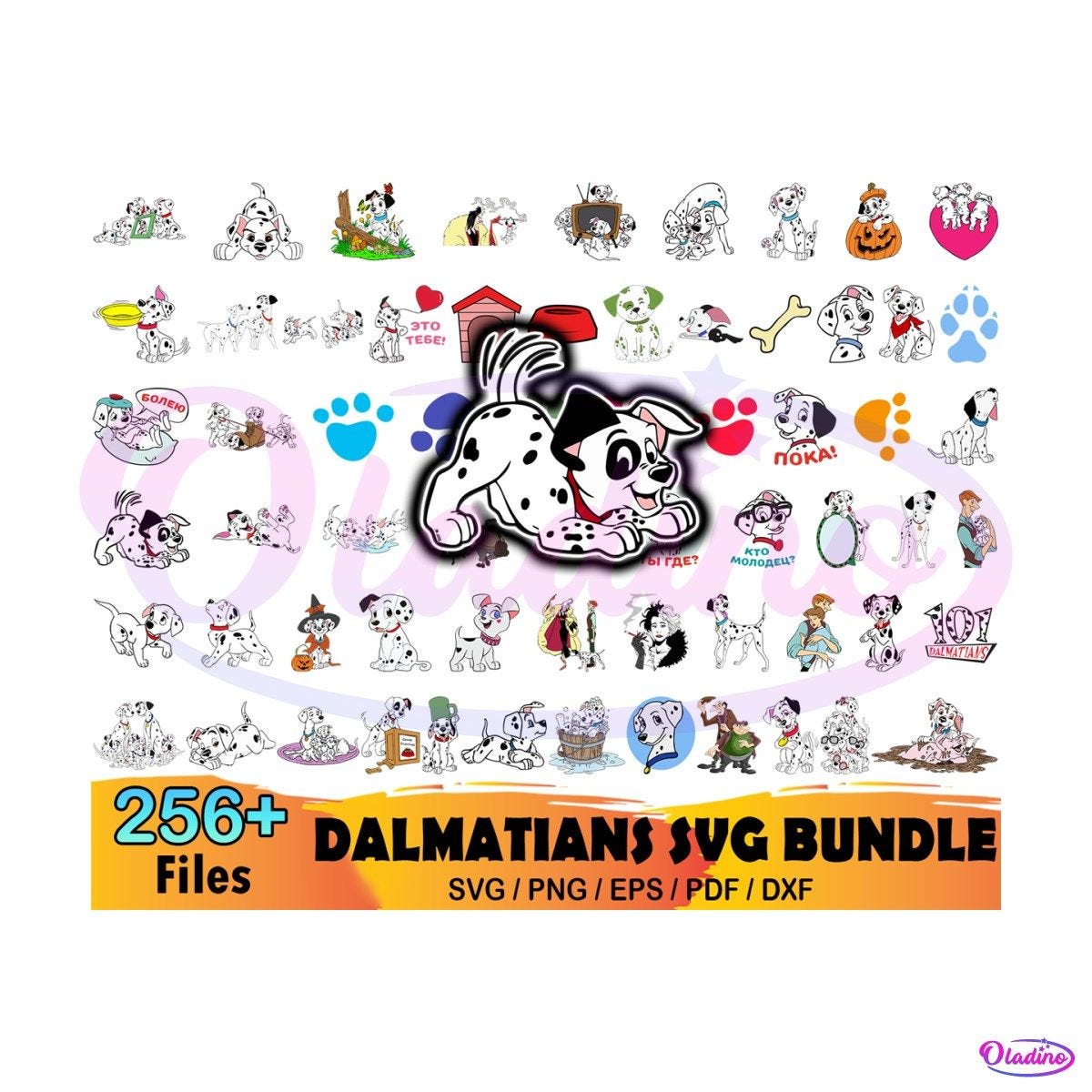 256 Files One Hundred And One Dalmatians Bundle SVG - Rashida Mauldin ...