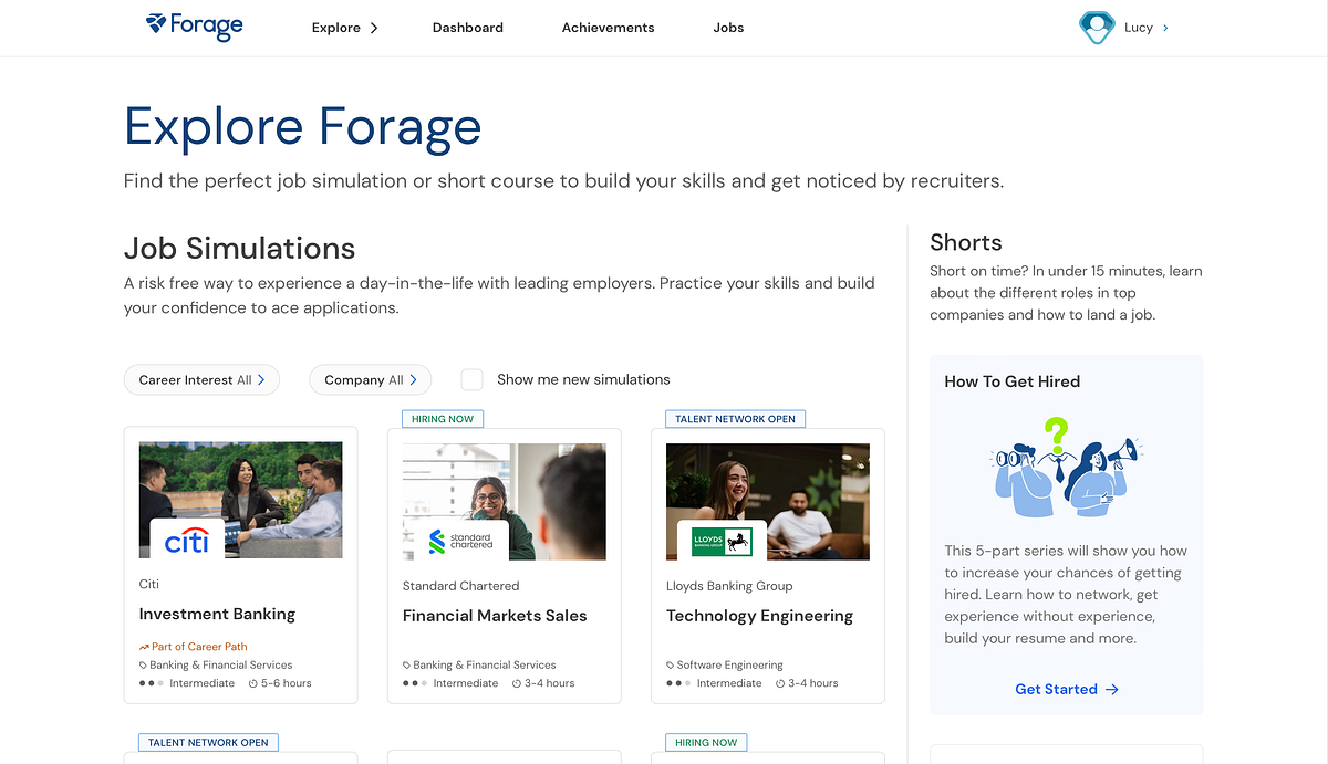 From Clicks to Clarity: My Journey to Career Readiness with Forage | by ...