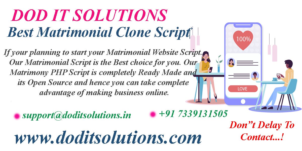 Matrimonial Script‎ | Php Matrimony Script‎ | Ready Made Matrimonial Script‎ | by DODITSolutions ...