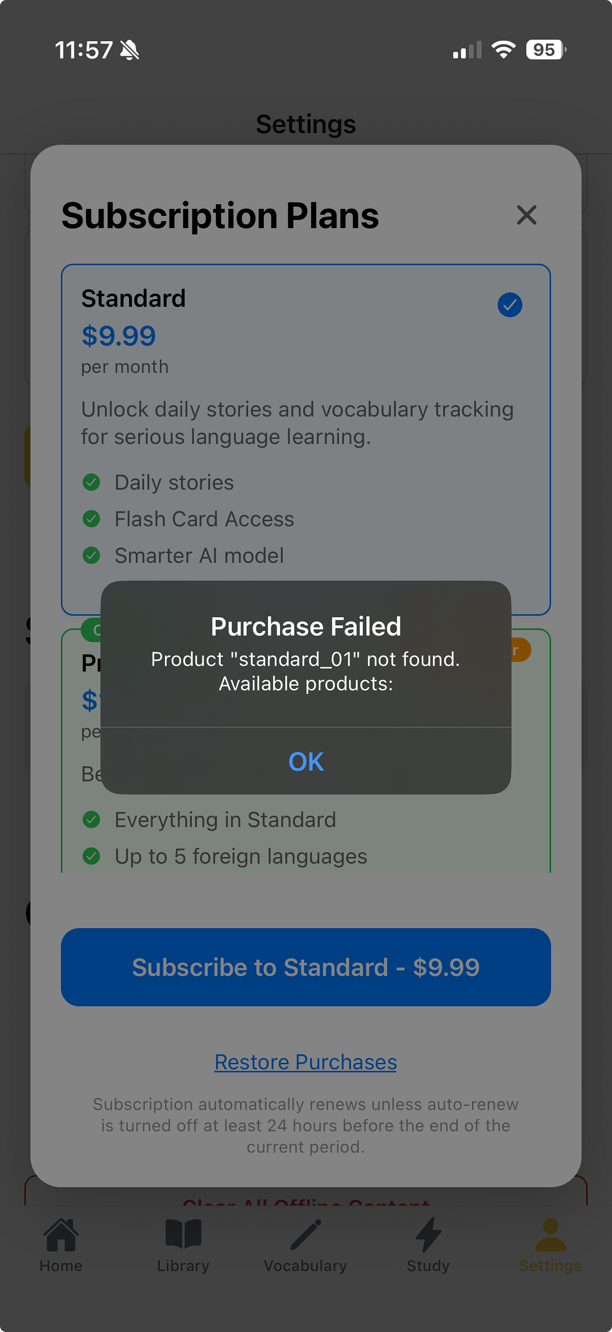Solution: Apple IAP Subscriptions Expo ERROR — Products Not Found ...