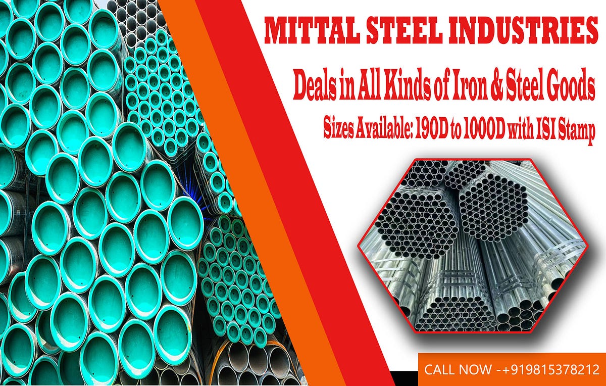 ERW Pipes - Mittal steel Industries - Medium