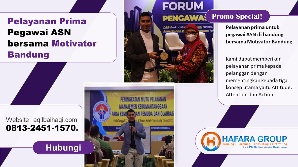 Pelayanan Prima Pegawai ASN bersama Motivator Bandung | by M Farhan ...