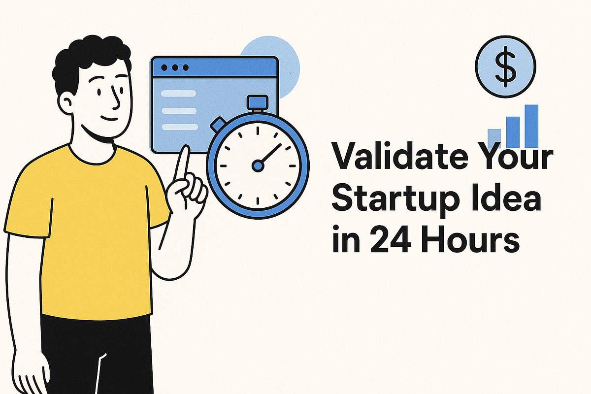 How to Validate Your Startup idea in 24 hours | by Marcellinus ...