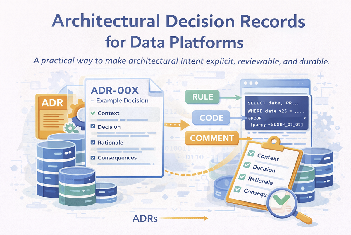 Architectural Decision Records for Data Platforms | by Jaco van der ...