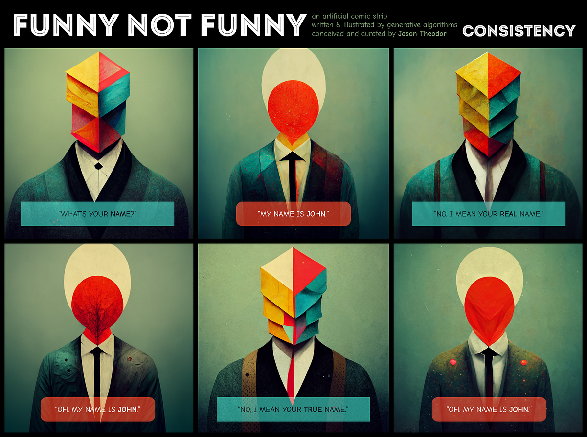 Consistency. Funny Not Funny is a comic strip… | by Jason Theodor ...