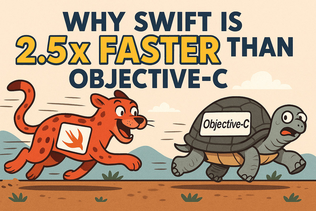 Why Swift Is 2.5x Faster Than Objective-C (Interview Question) | by Mobile App Developer ...
