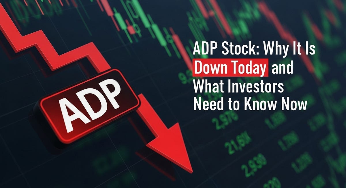 ADP Stock: Why It Is Down Today and What Investors Need to Know Now ...