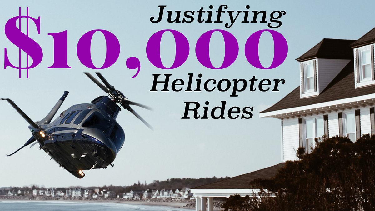 How Rich People Justify Expensive Helicopter Rides | by Sean Light | Medium
