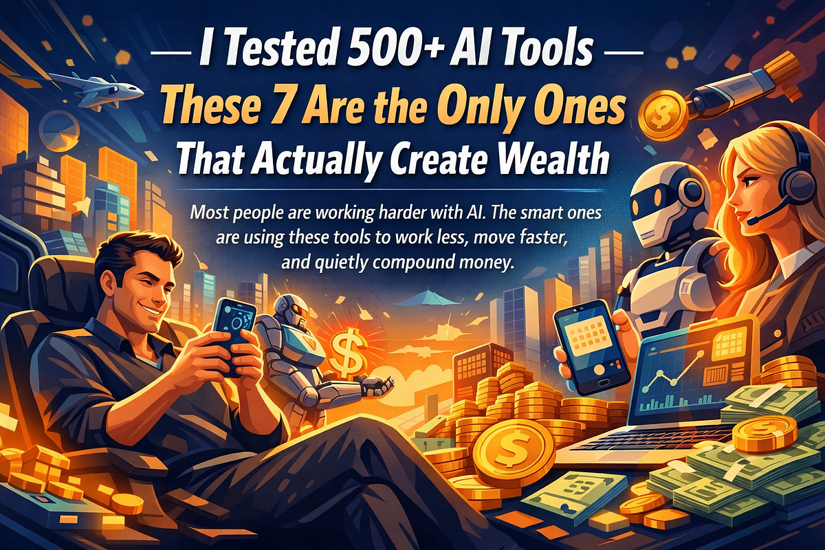 I Tested 500+ AI Tools — These 7 Are the Only Ones That Actually Create ...
