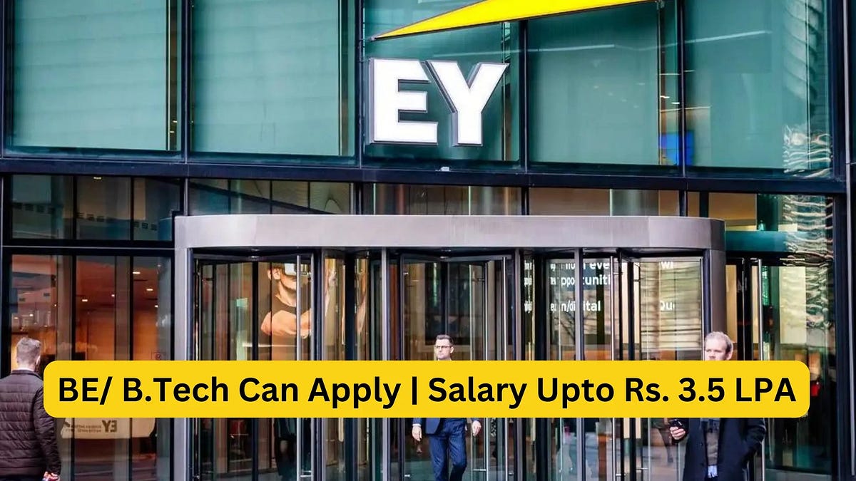 EY Full Stack Developer Intern Jobs, Salary Upto Rs. 25000 | by V G ...