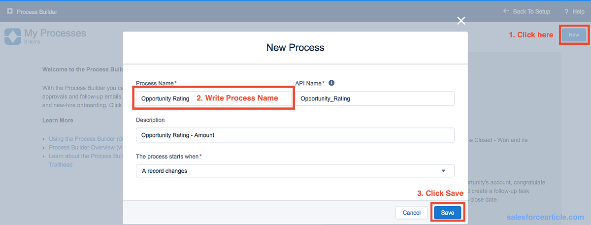 How to configure Opportunity Rating using Process Builder? | by Divyesh ...