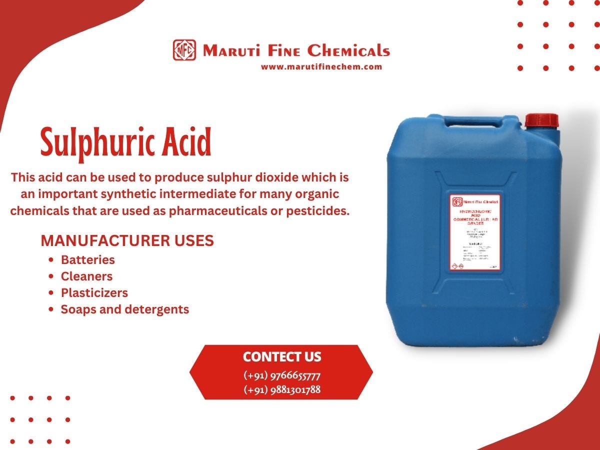 Sulphuric Acid: Uses in Manufacturer Plants | by Acid manufacturer and ...