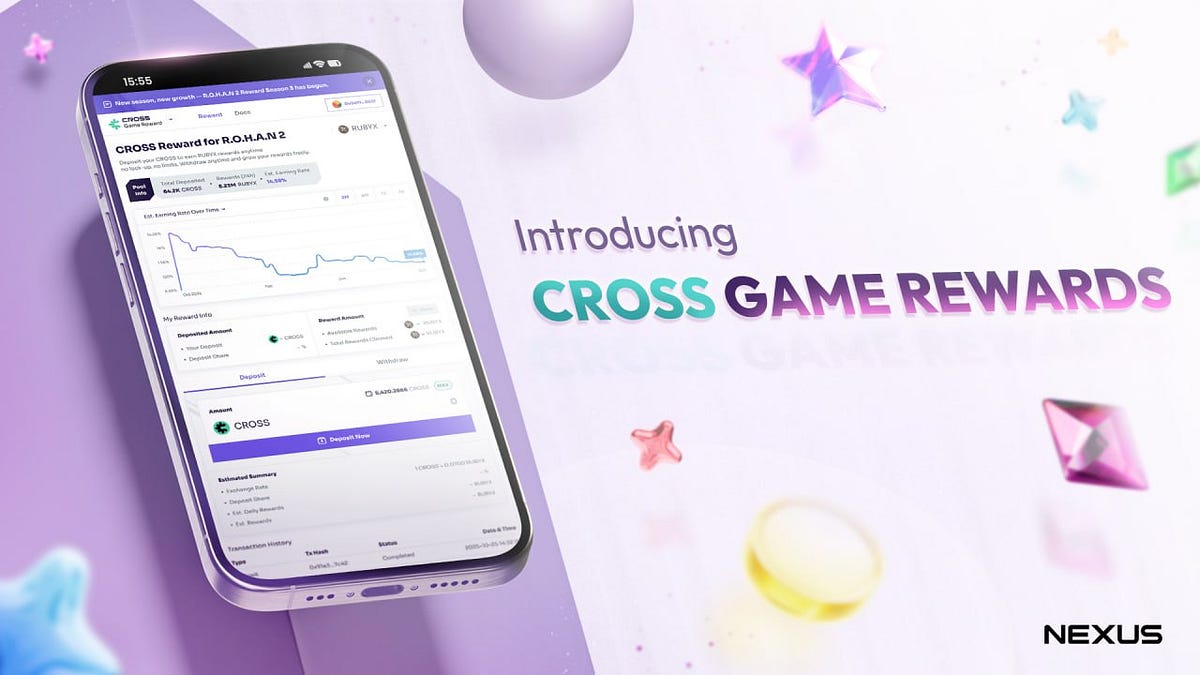 CROSS Game Reward: Collect Gametokens for holding CROSS | by NEXUS ...