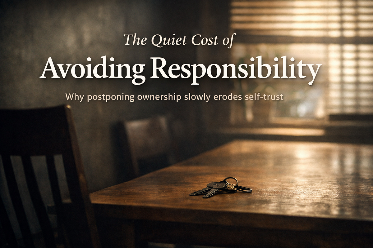 The Cost of Avoiding Responsibility | by Sorèth | Jan, 2026 | Medium