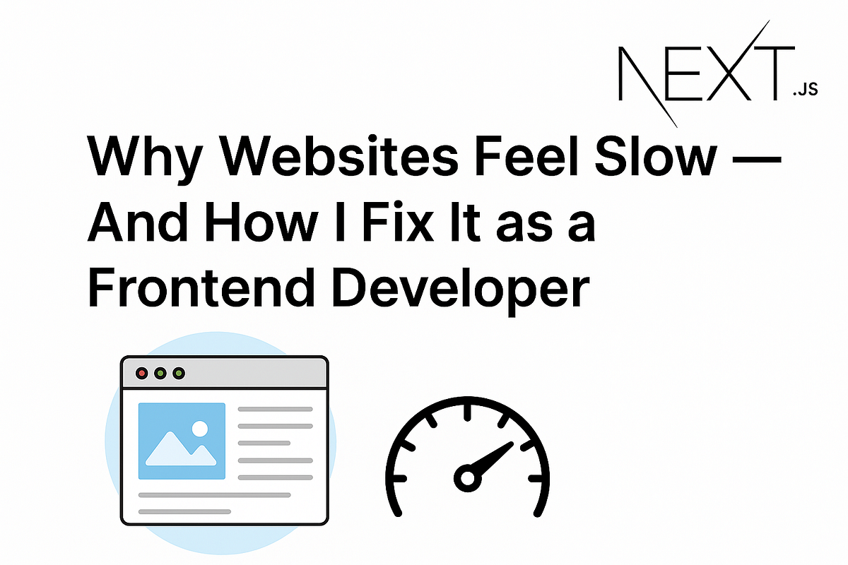 Why Websites Feel Slow, And How I Fix It as a Frontend Developer | by ...