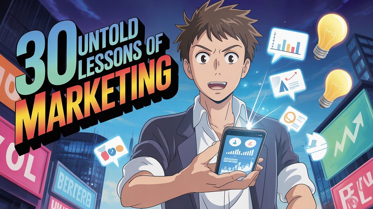 30 Untold Lessons of MARKETING. Most marketing “gurus” teach you… | by ...