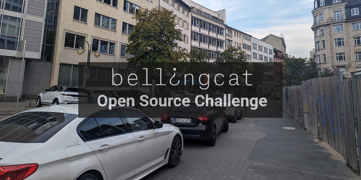 Bellingcat Challenge: Name that street! Write-Up by Wes. | by Wes | Medium