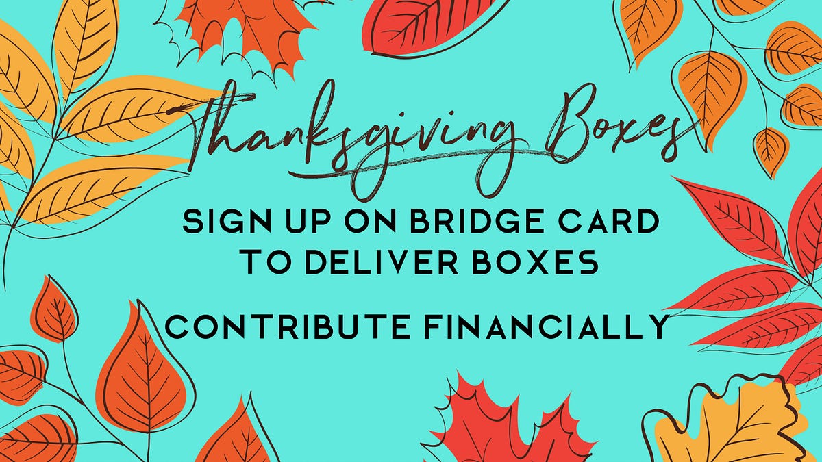 Thanksgiving Boxes. We are giving away Thanksgiving Boxes… | by Emily ...