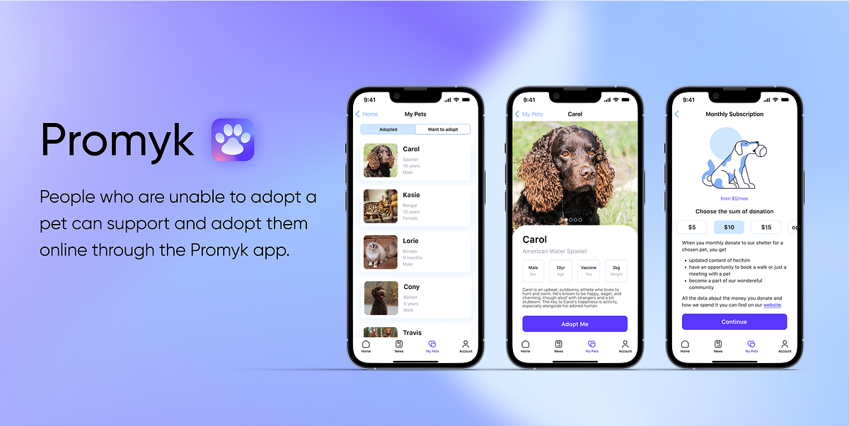 Virtual adoption app | Medium