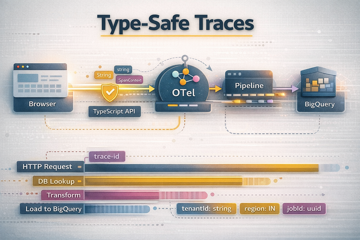 TypeScript Pipeline Tracing with OpenTelemetry: Type-Safe Spans from ...