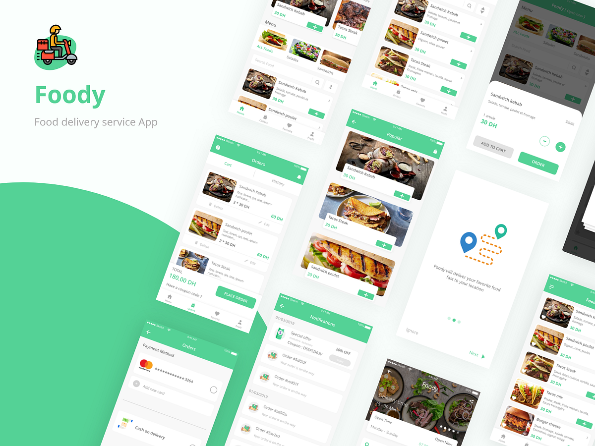 Food delivery service app - UX case study | by Inspiry | Medium