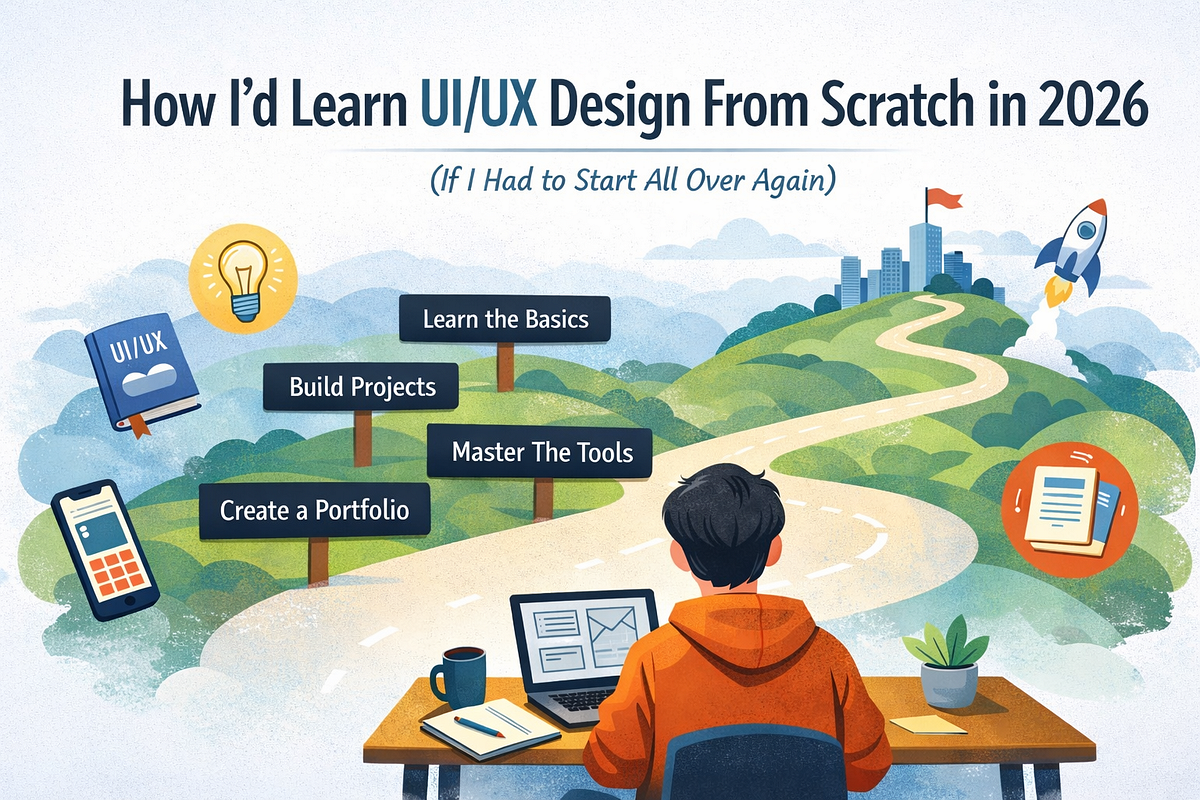 How I’d Learn UI/UX Design From Scratch in 2026 (If I Had to Start All Over Again) | by Dolly ...