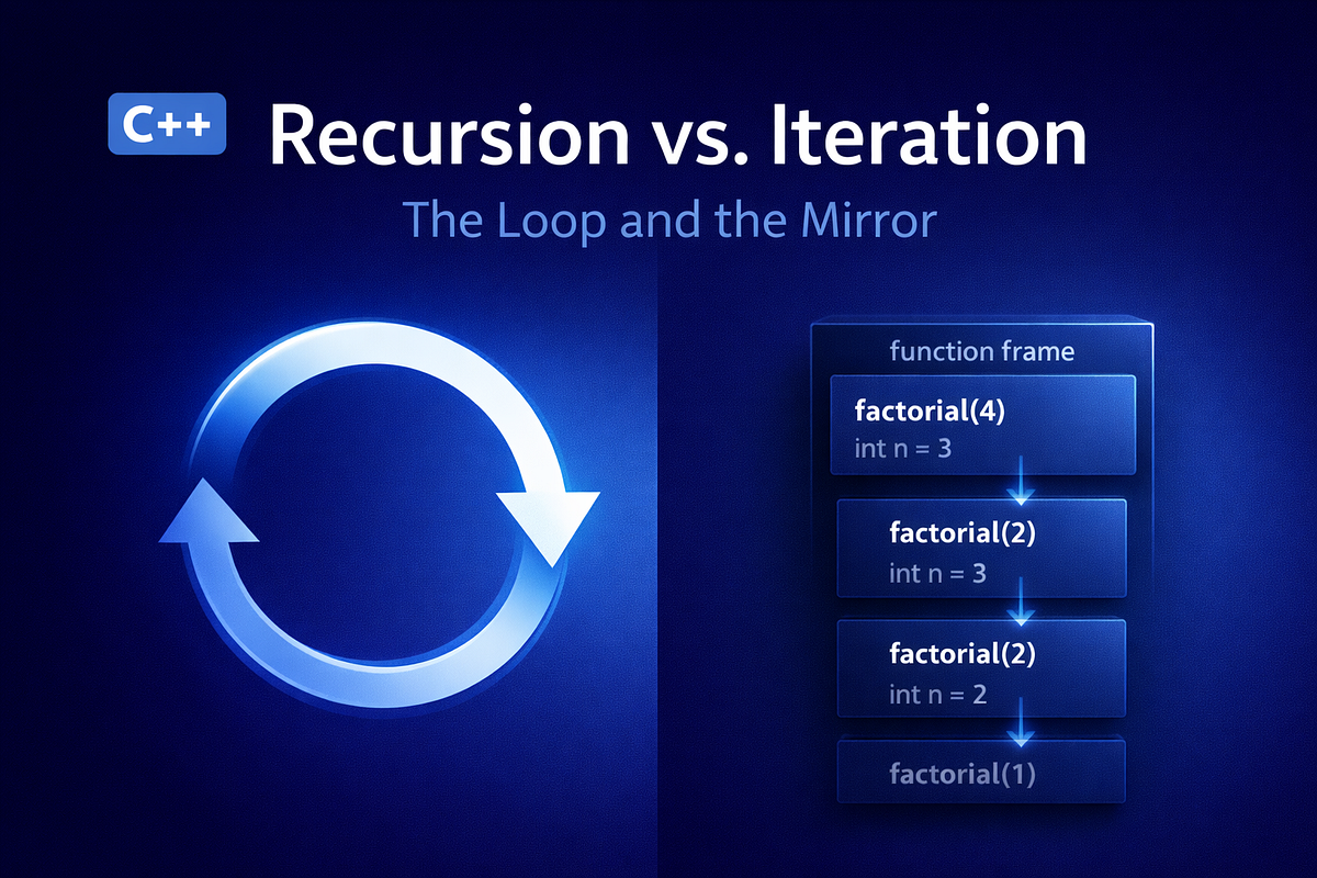 Recursion vs. Iteration: The Loop and the Mirror | by Shehan Bandara ...