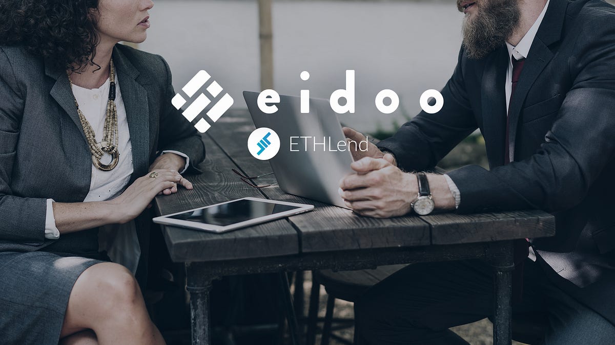 Eidoo partners with ETHlend as the first ICO to use our ICO Engine | by ...