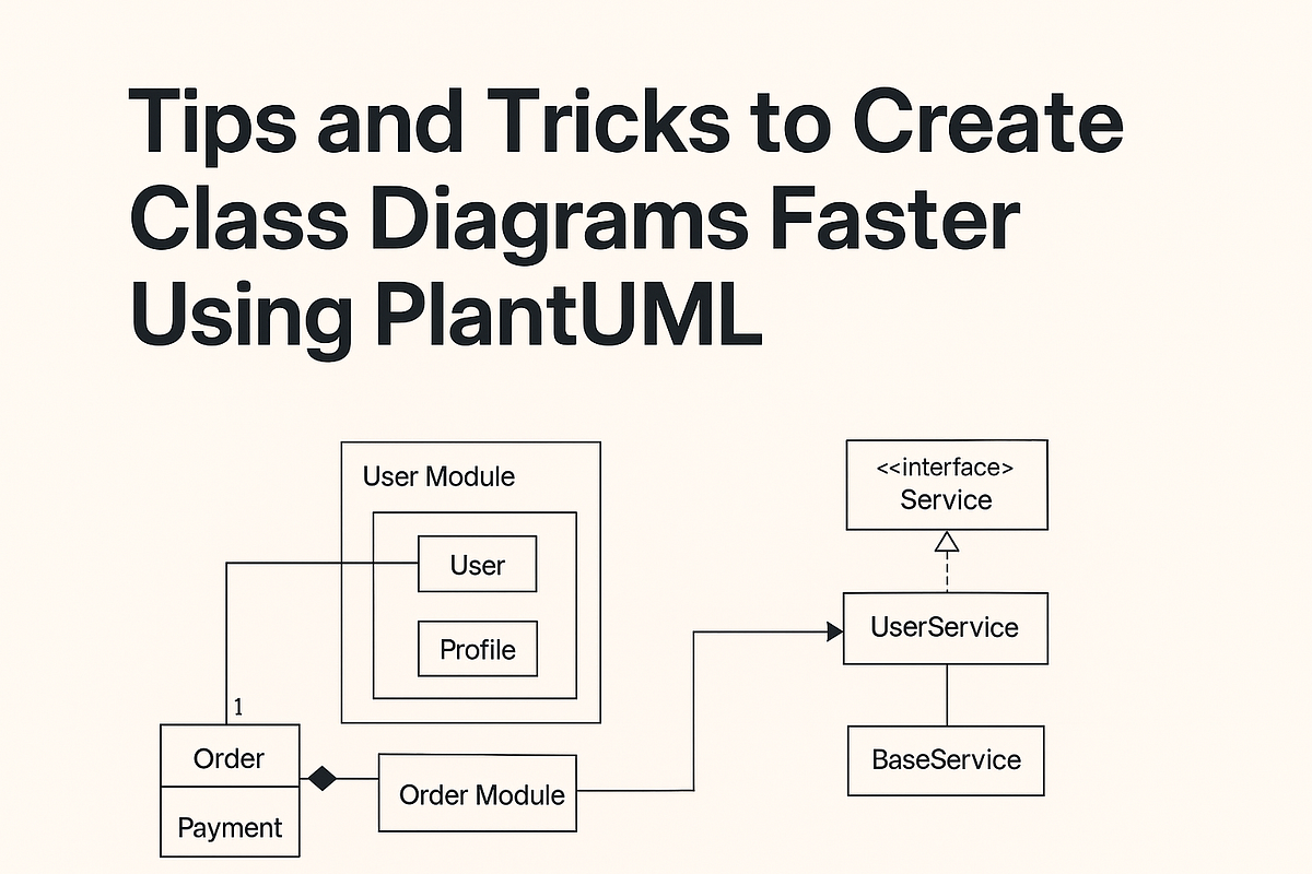 Tips and Tricks to Create Class Diagrams Faster Using PlantUML | by ...