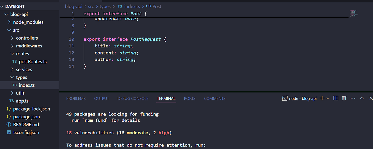 How Building a TypeScript Blog API Leveled Up My DevOps and Backend Skills | by Afolabi Abigeal ...